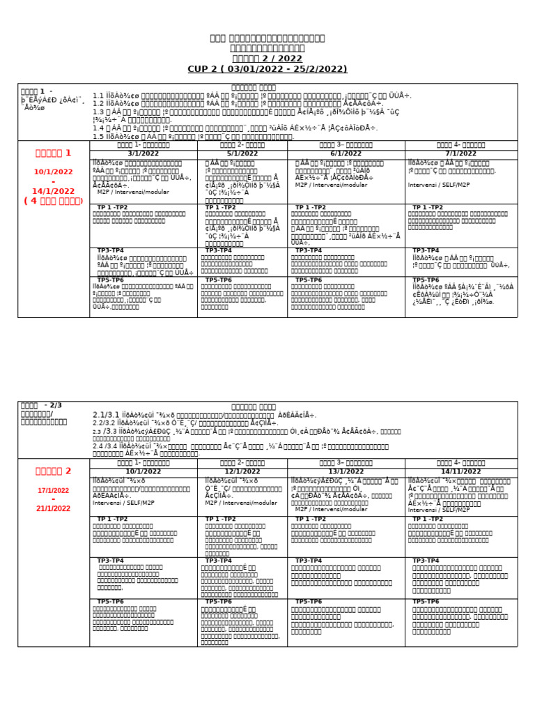 Cup 2 PM THN2 2022 | PDF