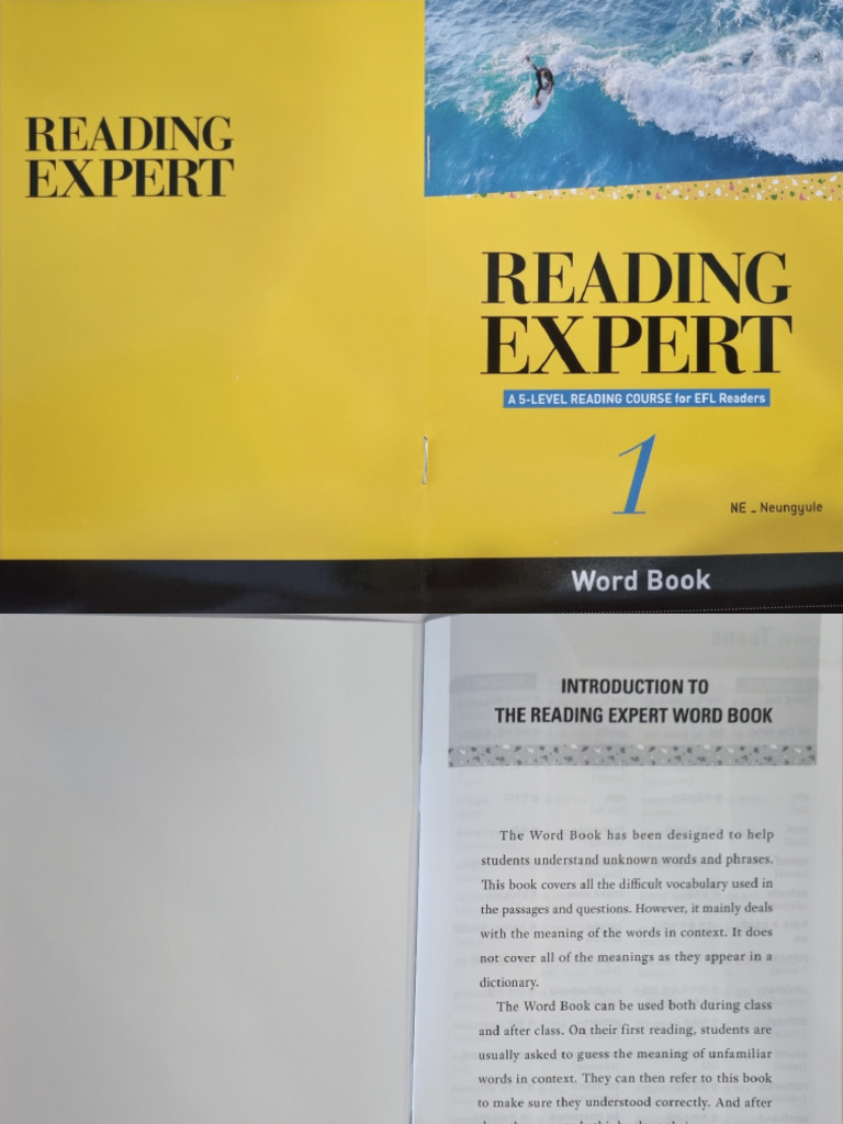 Reading Expert 1 - Word Book | PDF
