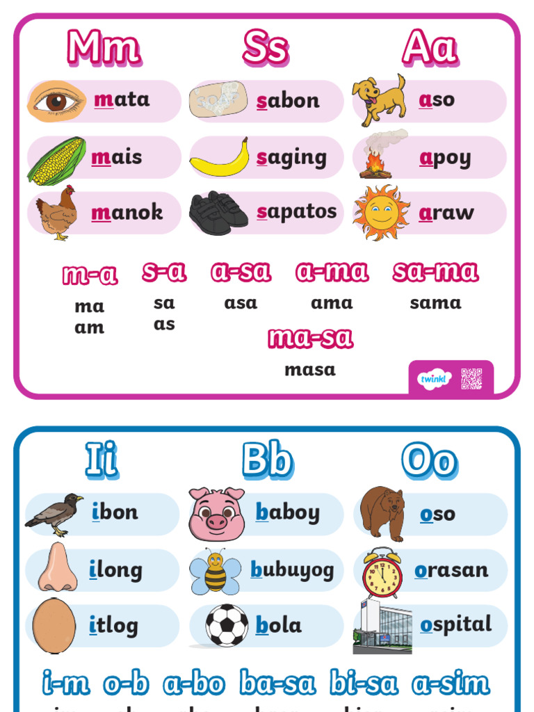 T 1679491163 Marungko Poster Alpabetong Filipino - Ver - 1 | PDF