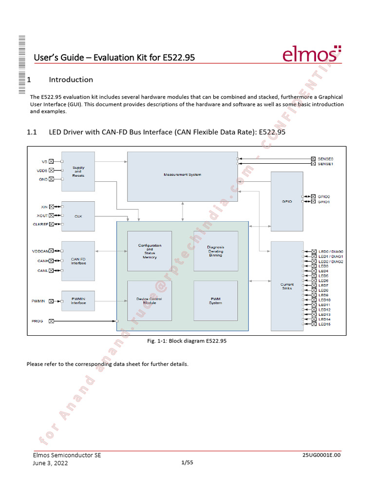 E522.95 Eval Kit User Guide 1 | PDF | Systems Engineering | Electronics