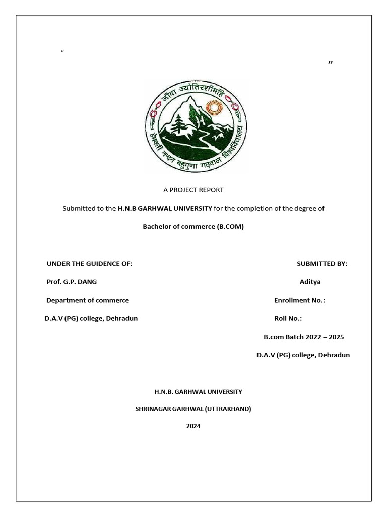 Aditya Assignment For BCom V Sem | PDF | Entrepreneurship | Statistics