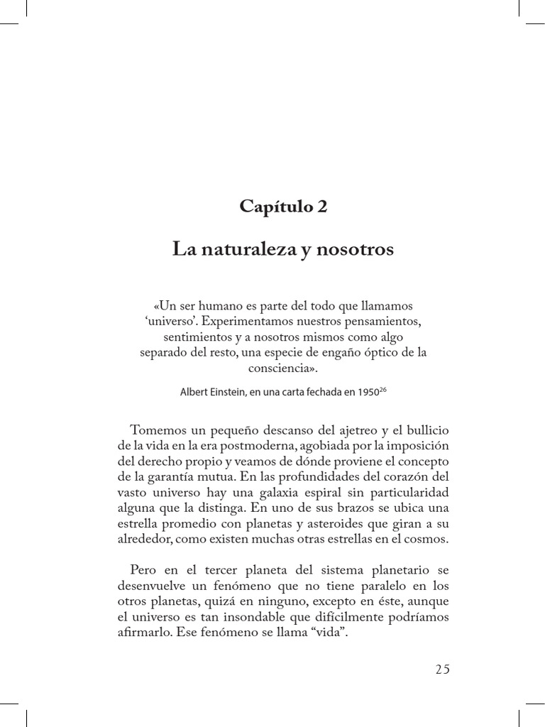 La Interconexión en la Naturaleza Humana | PDF | Universo | Naturaleza