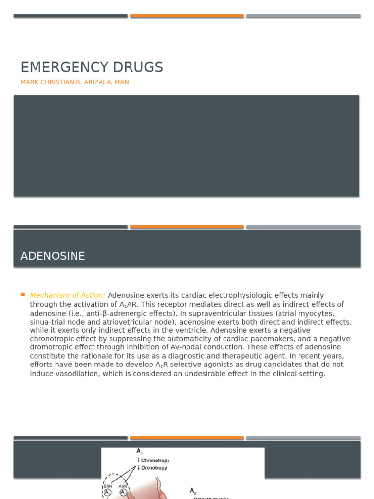 Emergency Drugs | PDF | Heart | Acetylcholine