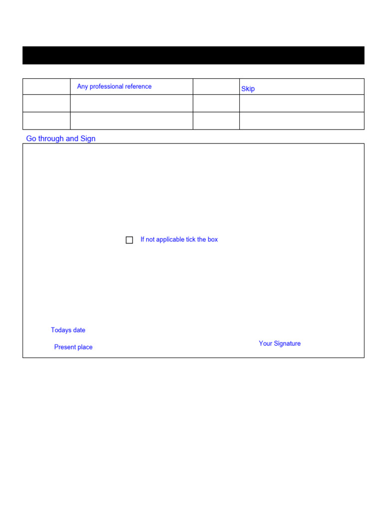 Sample-Reference Details Declaration | PDF