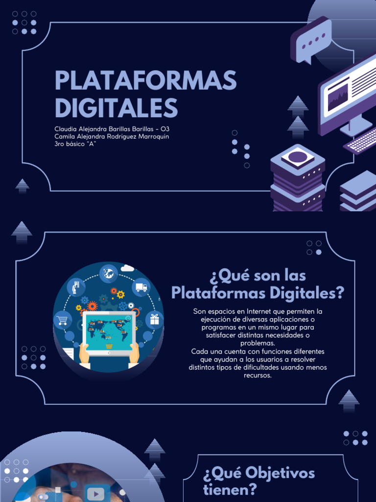 Plataformas Digitales - Presentación | PDF | Software de la aplicacion ...