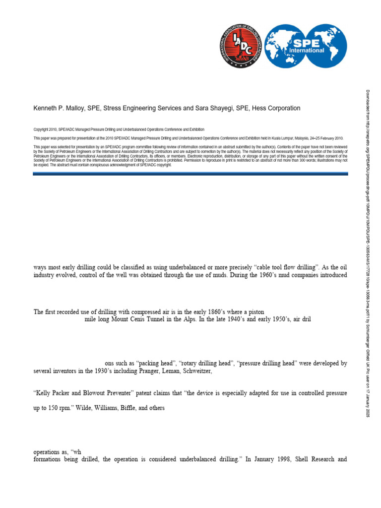 UBD or MPD An Engineering Choice Based On Intent UBD Vs MPD | PDF | Oil ...