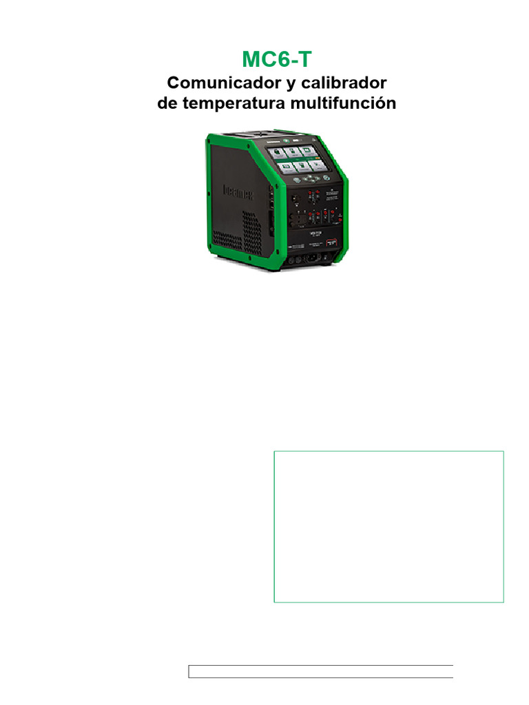 mc6 T Manual Es | PDF | Líquidos | Conector eléctrico