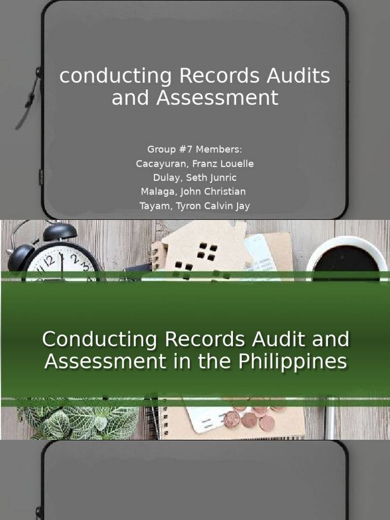 Conducting Records Audits and Assessment | PDF | Audit | Regulatory ...