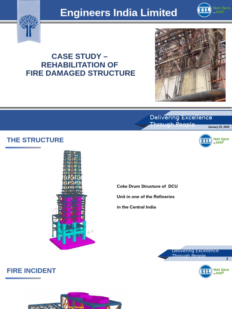 Fire Damage Rehabilitation Case Study | PDF | Buckling | Beam (Structure)