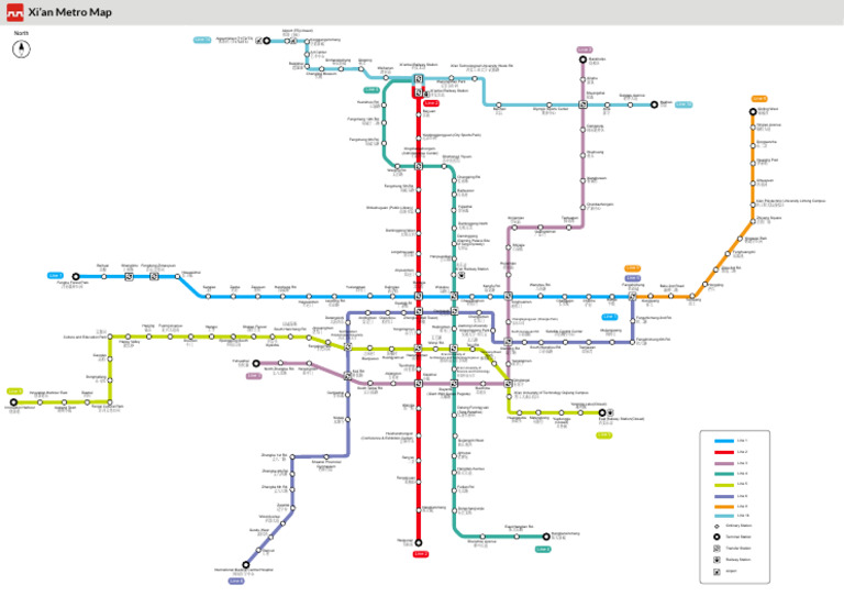 Xian Metro | PDF | Passenger Rail Transport