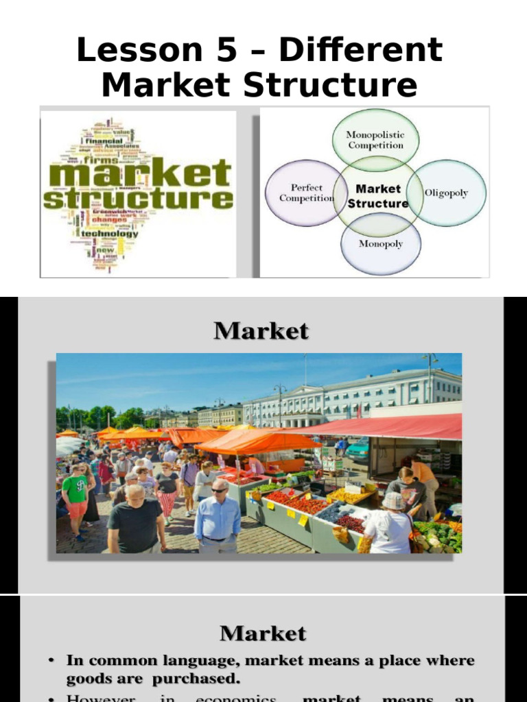 Lesson 2e Market Structure | PDF