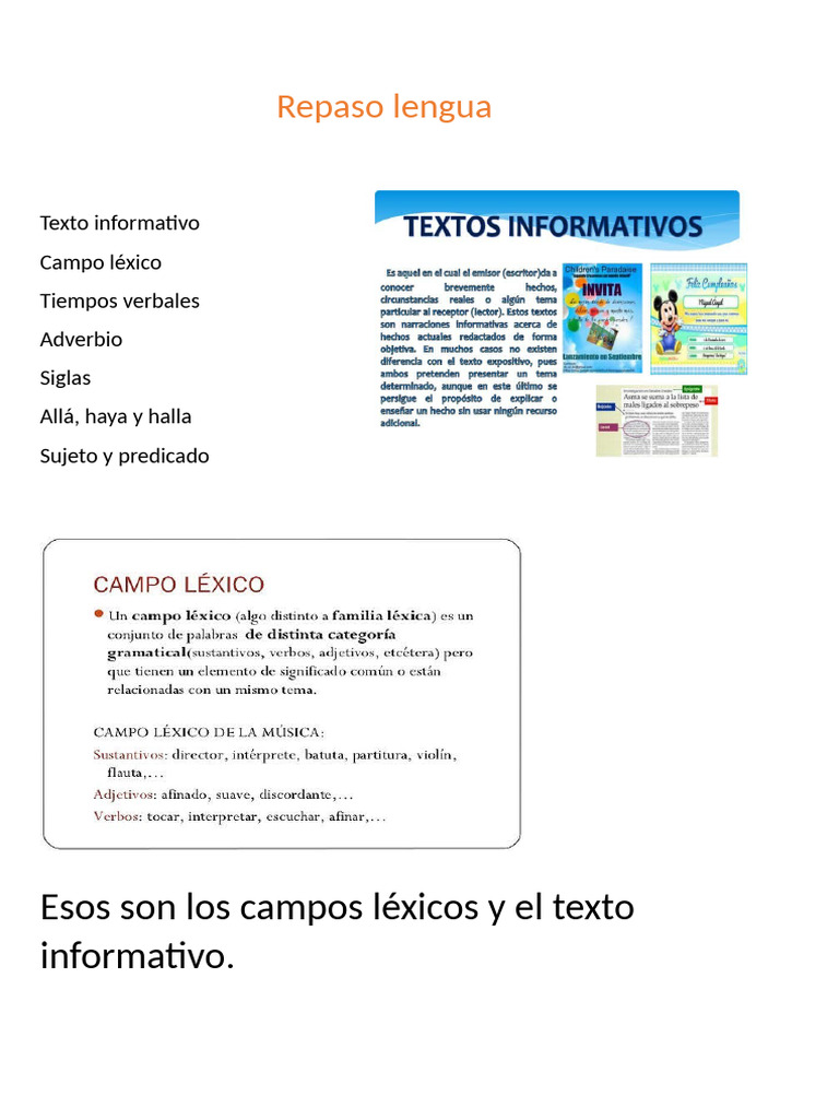 Repaso de Gramática y Ortografía | PDF