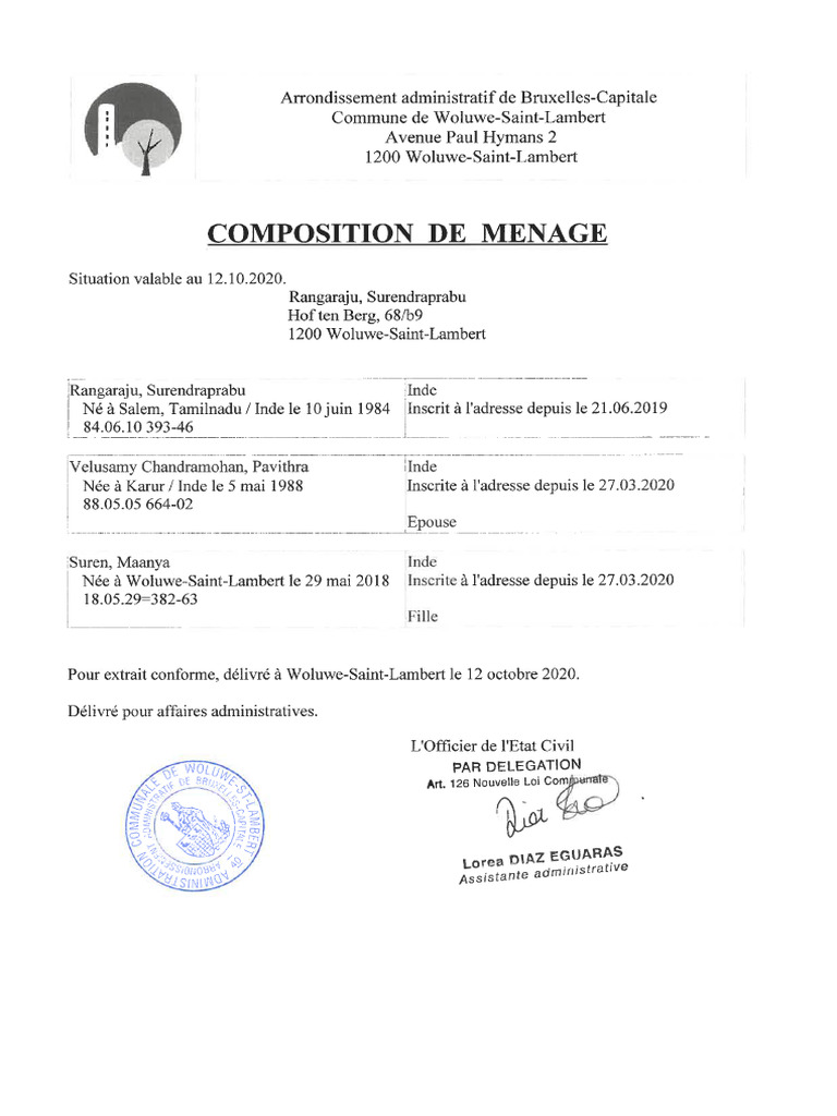 Composition de Menage | PDF