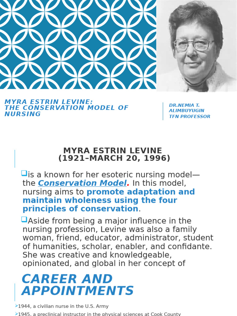 Myra Estrin Levine | PDF | Nursing | Psychology