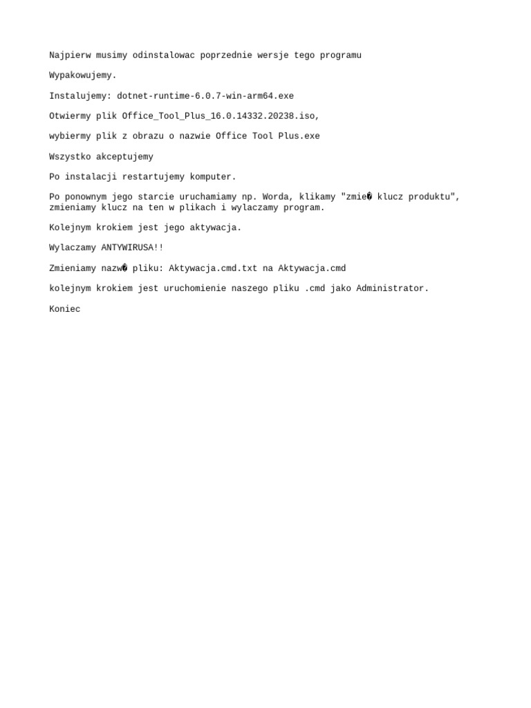 Jak Zainstalowac | PDF