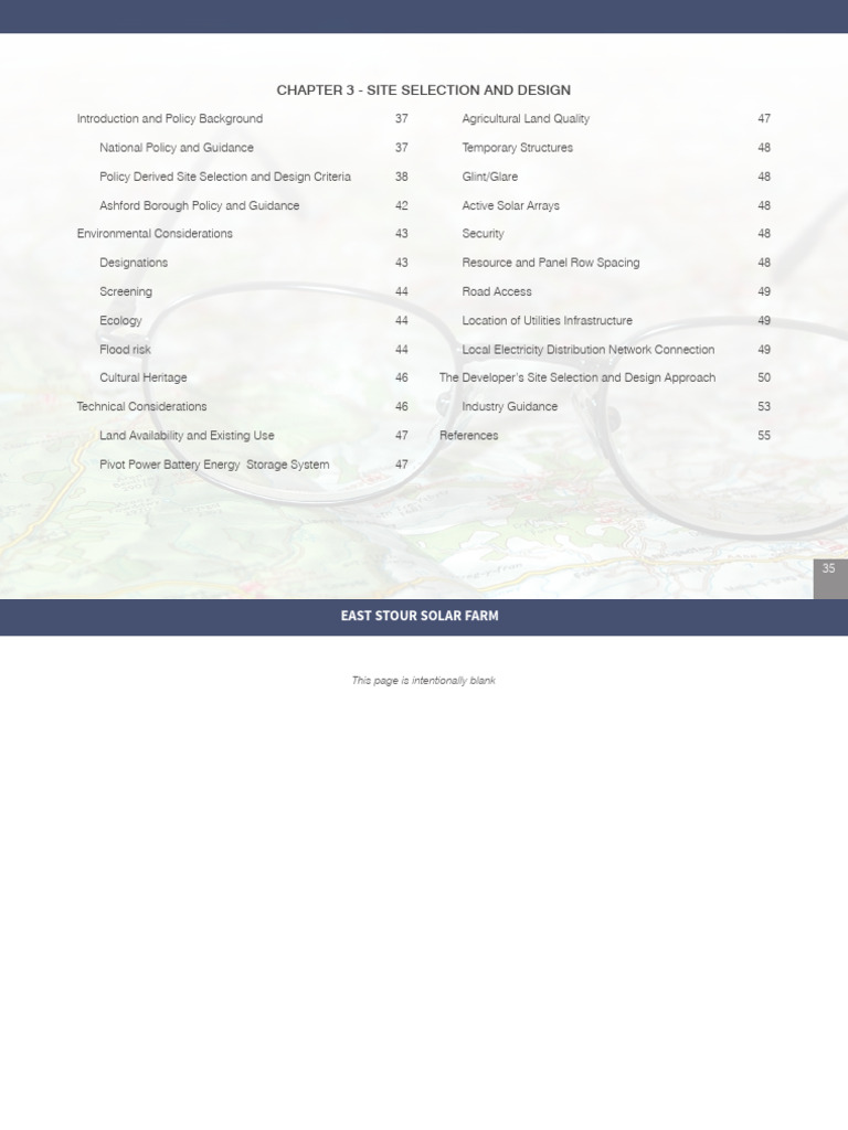 East Stour Solar Farm Site Design Criteria | PDF | Renewable Energy ...