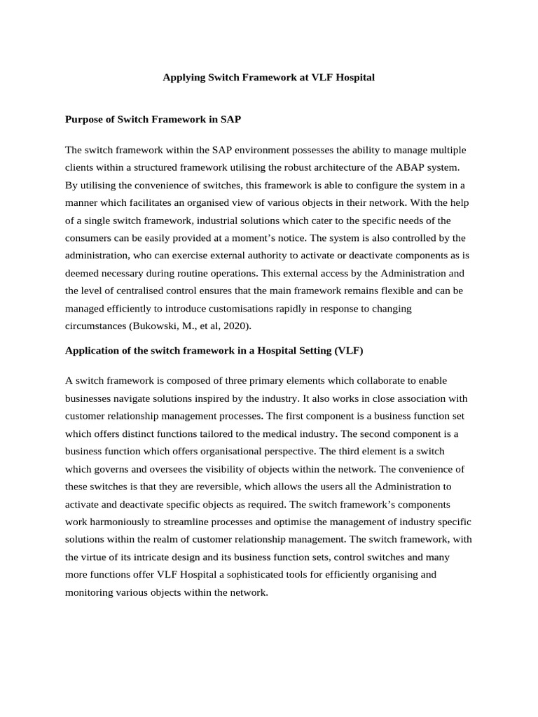 Solution - ISMP SAP-Applying Switch Framework Copy 1 | PDF | Customer Relationship Management ...