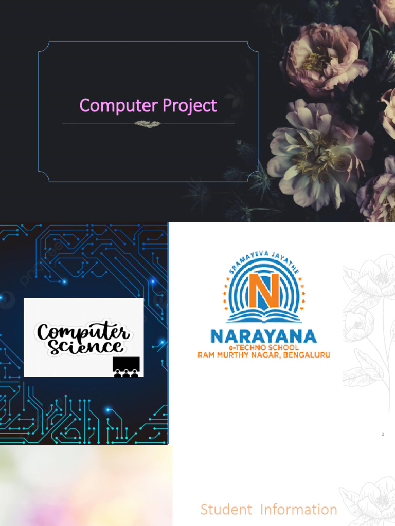 Computer Project 1 Ranjitha | PDF | Databases | Relational Database