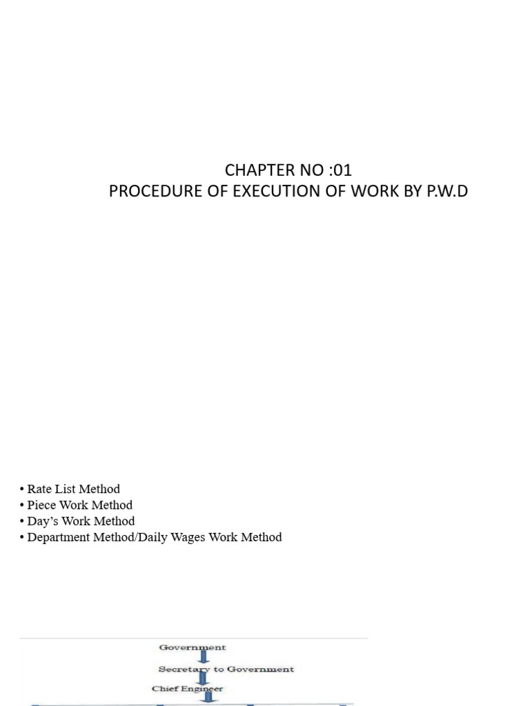 PWD Work Execution and Contract Guide | PDF | Offer And Acceptance ...