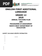 English Fal Grade 12 Atp 2025 | PDF | Reading Comprehension | Essays