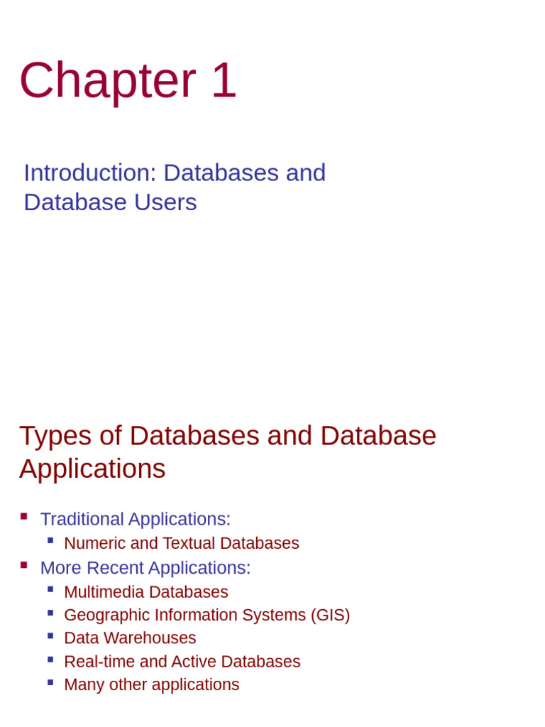 1-Introduction to Database - Purpose and Applications-17!12!2024 | PDF | Databases | Data Model