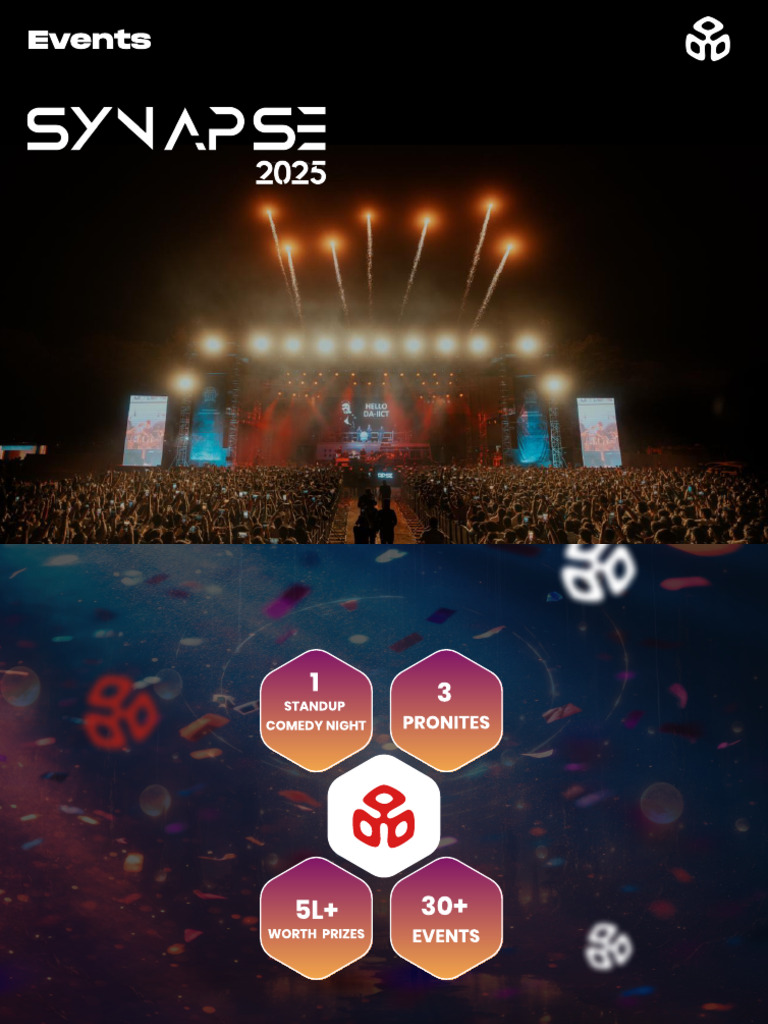Synapse'25 Events Brochure | PDF | Dances | Entertainment