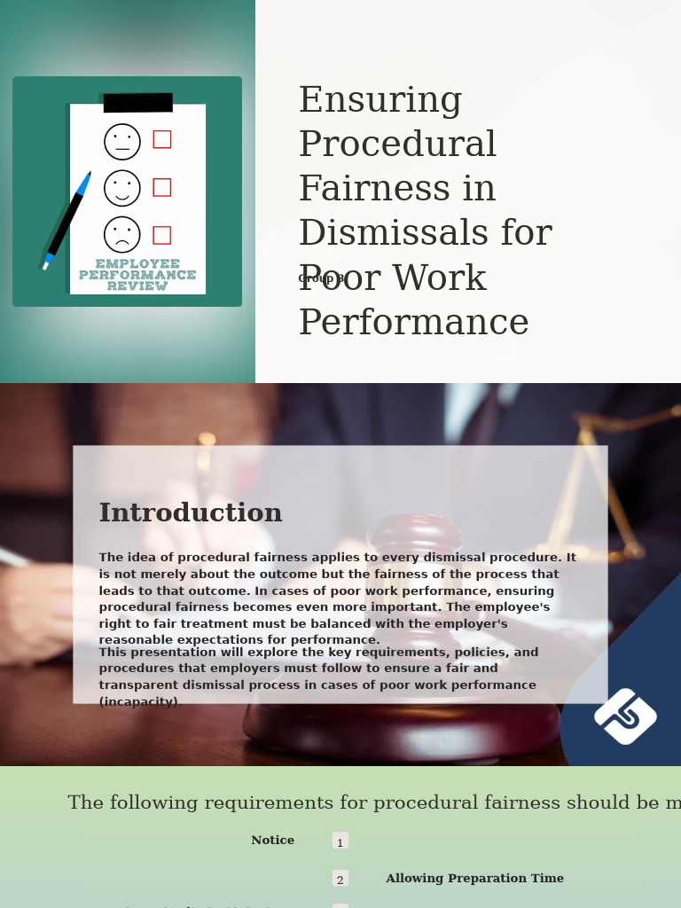 Procedural Fairness in Dismissals | PDF | Employment | Labour Law