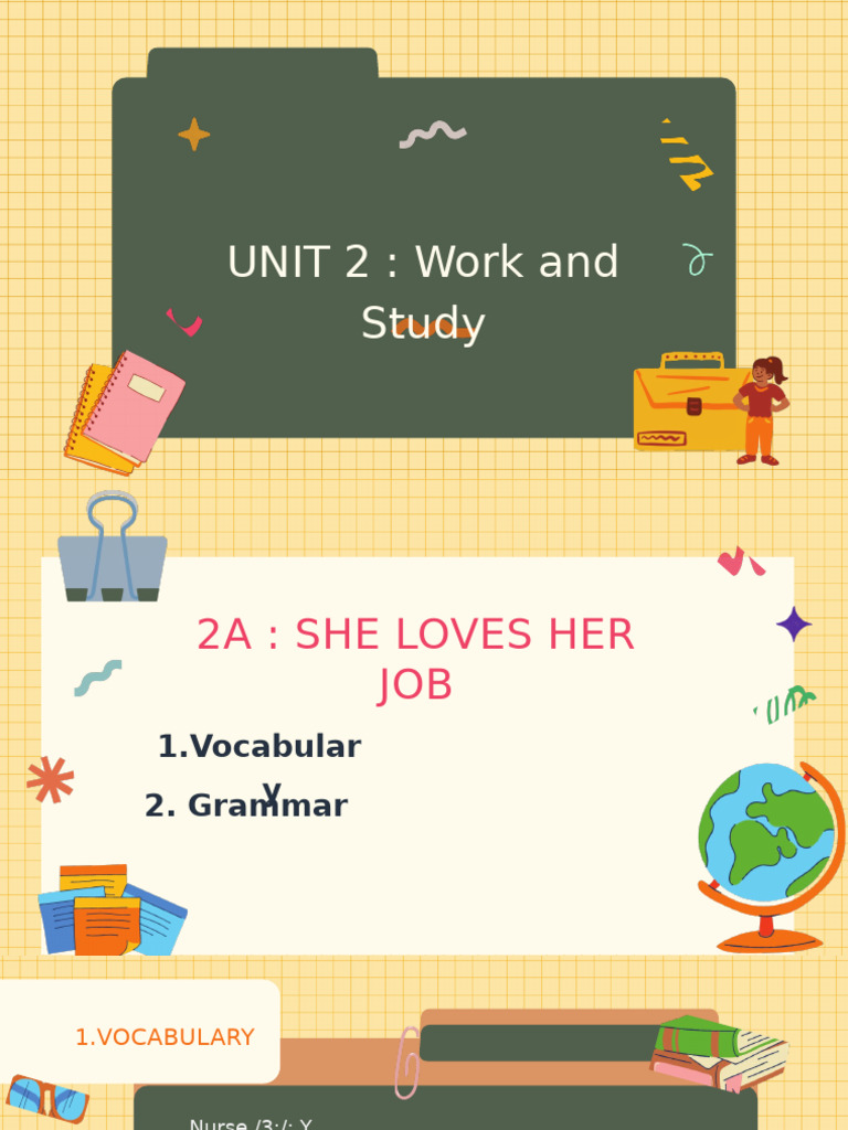 UNIT 2 Work and Study | PDF | Linguistics | Human Communication