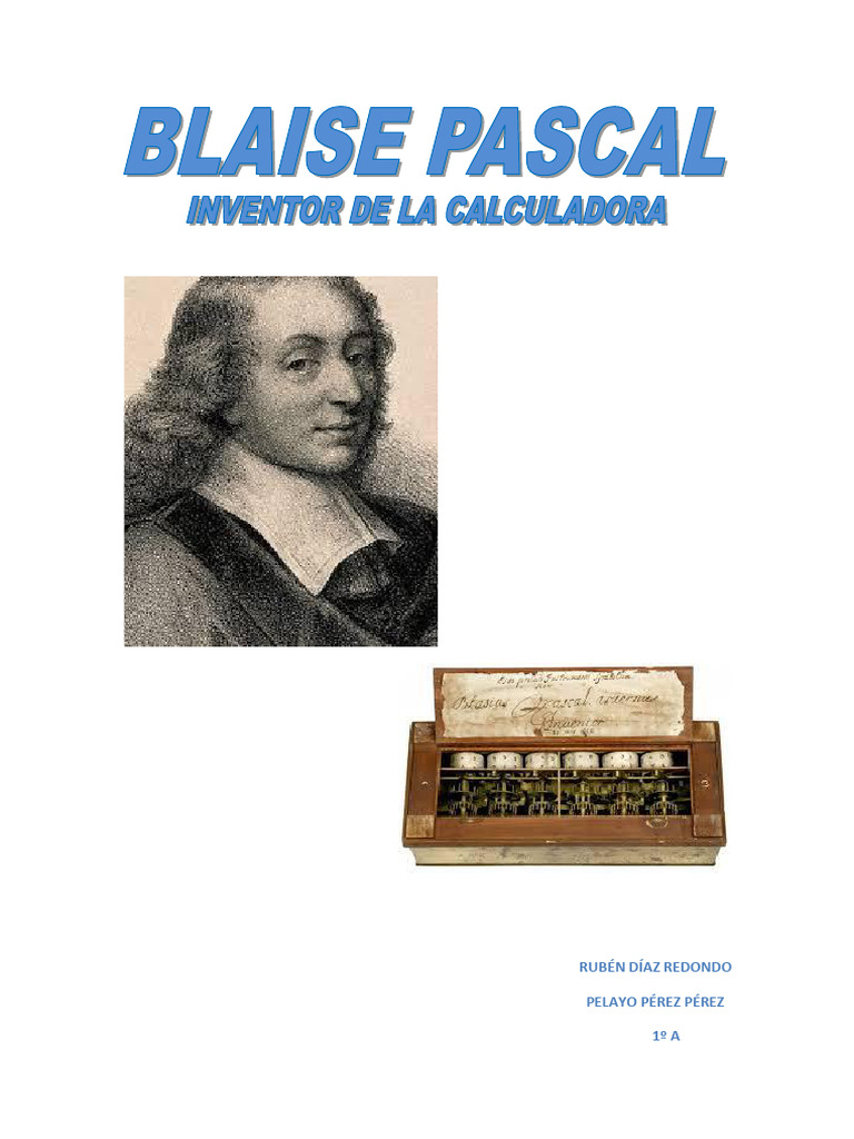 Blaise Pascal: Vida y Logros | PDF