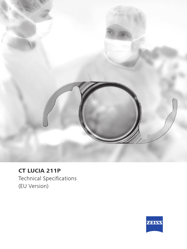CT LUCIA 211P Technical Specs Guide | PDF | Lenses | Optics