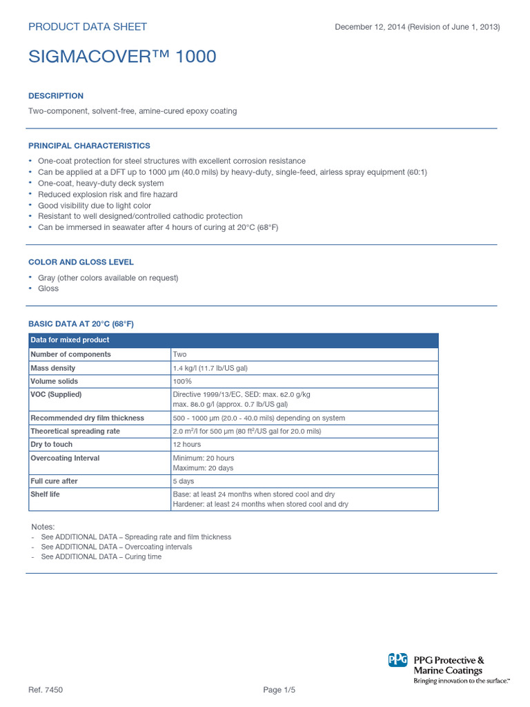 sigmacover-1000 | PDF | Paint | Legal Liability