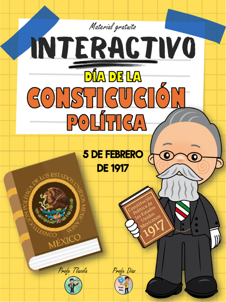 Interactivo Día de La Constitución - Profe Diaz | PDF | Constitución ...