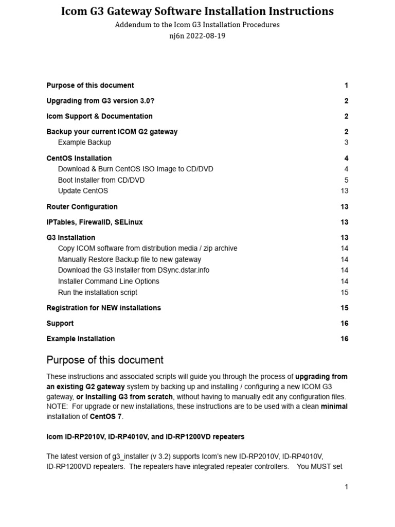 G2 To G3 Upgrade Instructions | PDF | Port (Computer Networking) | Backup