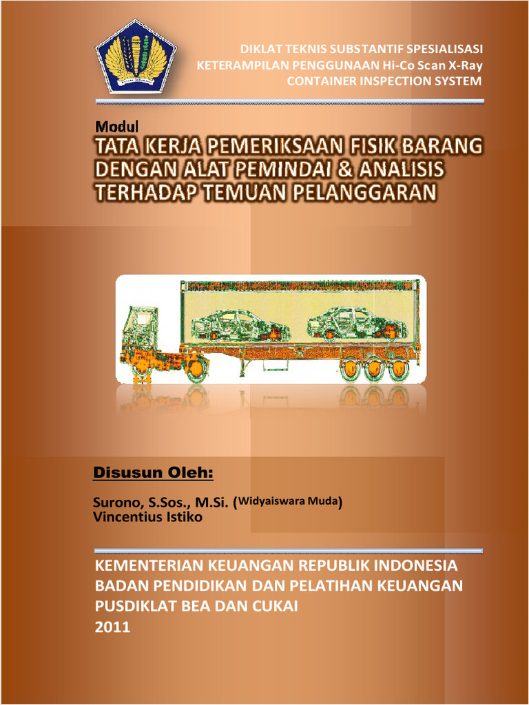 DTSS Teknik Dan Tatakerja Pemeriksaan Barang X-Ray Container | PDF