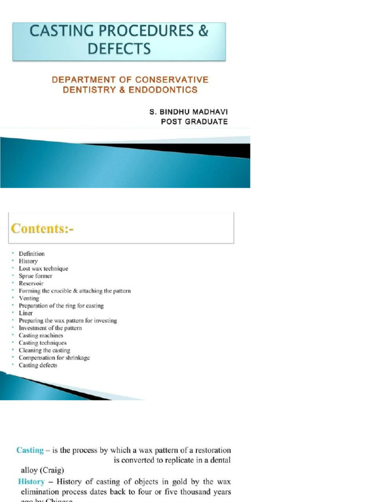 Casting Defects | PDF