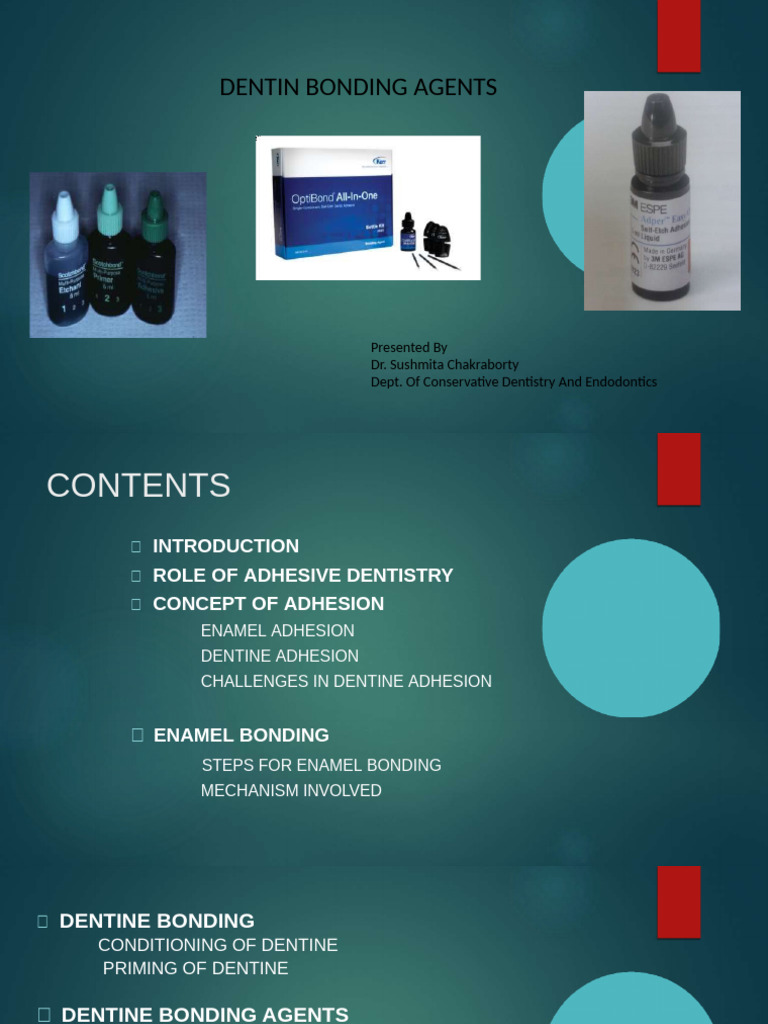 Dentin Bonding Agent Sushmita | PDF | Tooth Enamel | Adhesive