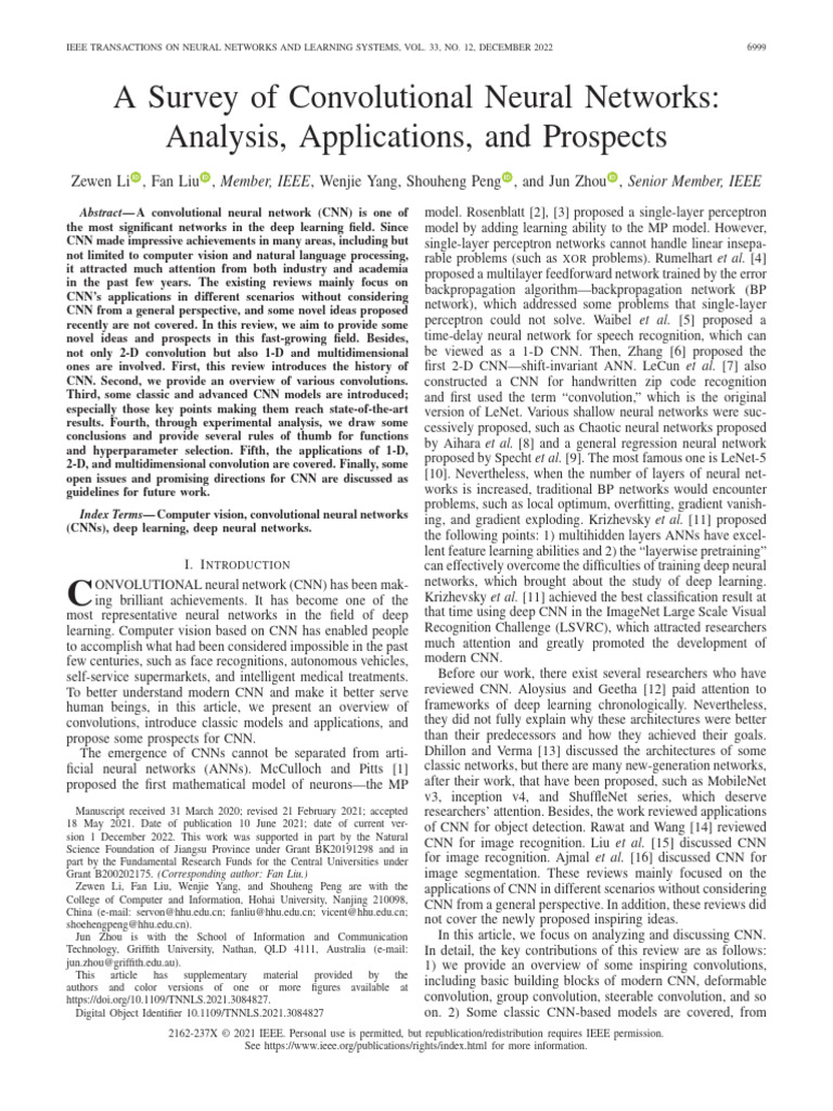 CNN - A - Survey - of - Convolutional - Neural - Networks - Analysis - Applications - and ...