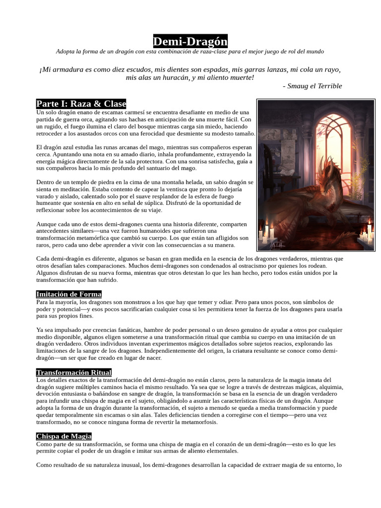 Demi-Dragón - español | PDF | Rituales | Ligero