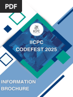 IICPC Quantfest-2025 Brochure | PDF | Advertising