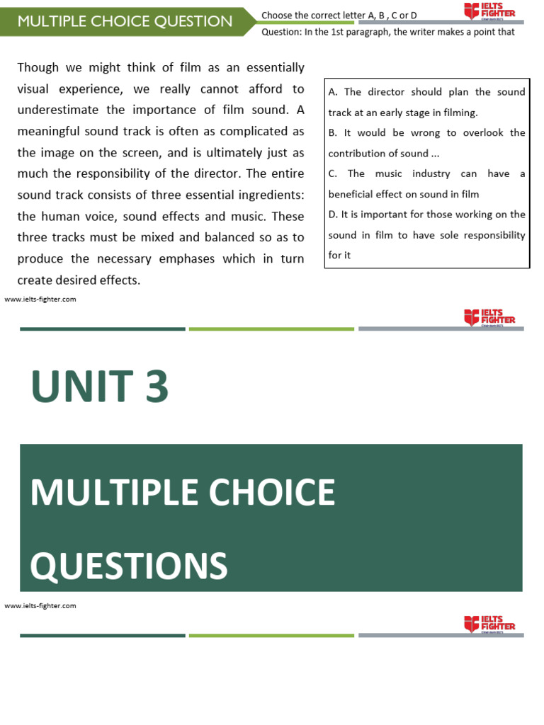 Unit 3 - Multiple Choice Question | PDF | Earth Sciences | Natural ...