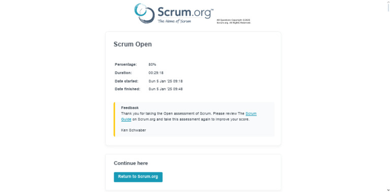 Scrum Assessment | PDF