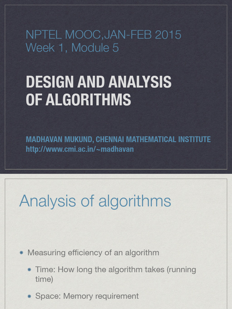 week1-module5-efficiency | PDF | Time Complexity | Theoretical Computer ... week1-module5-efficiency | PDF | Time Complexity | Theoretical Computer ...