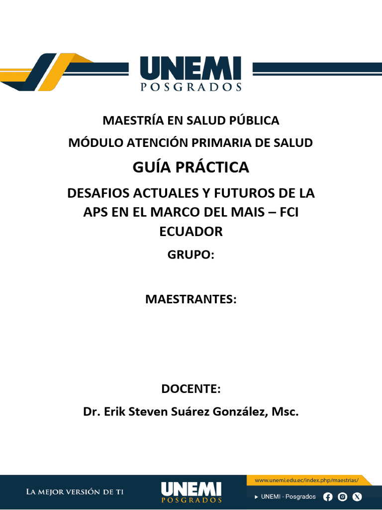 Guia Practica Aps Trabajo de Fin de Modulo | PDF | Ensayos | Evaluación