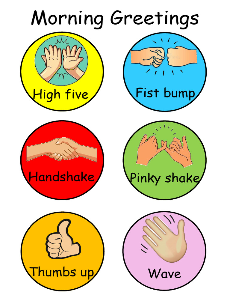 Morning Greetings Gesture | PDF