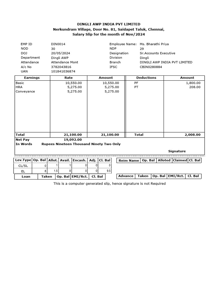 Bharathi Priya (DIN0014) | PDF