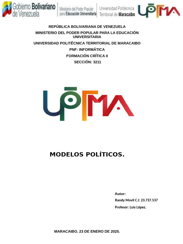 MODELOS POLÍTICOS | PDF | Capitalismo | Socialismo