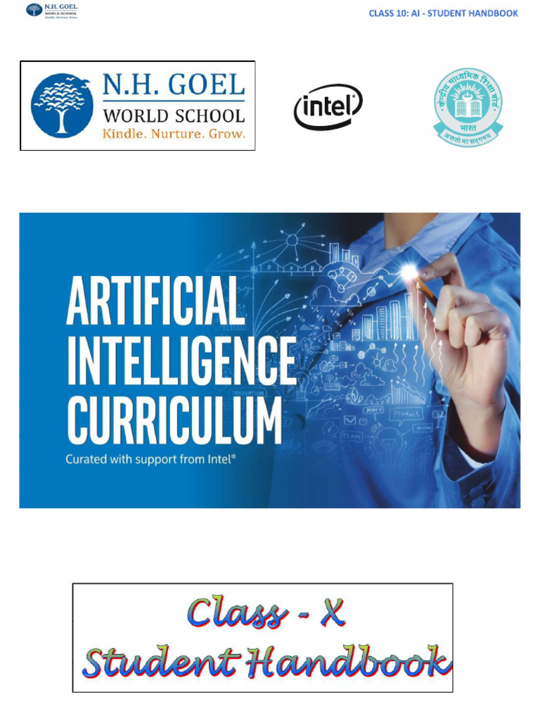 Class 10 - Artificial Intelligence - Study Material For Students | PDF