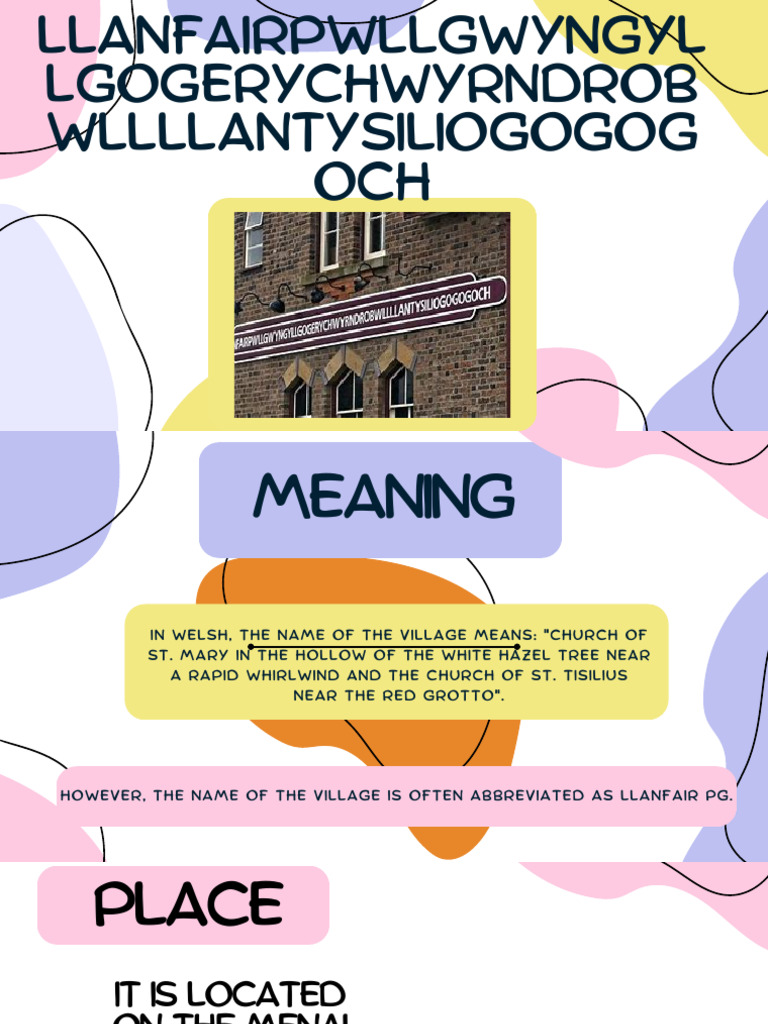 Llanvirepoollgwingillgogareurchwyndrob Ooll Andus Ilio Gogo Goch | PDF