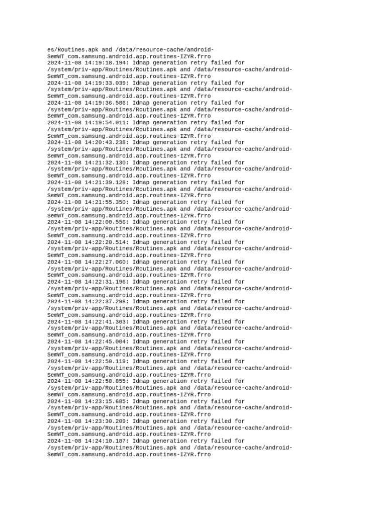 Samsung Idmap Generation Errors | PDF | Android (Robot) | Google