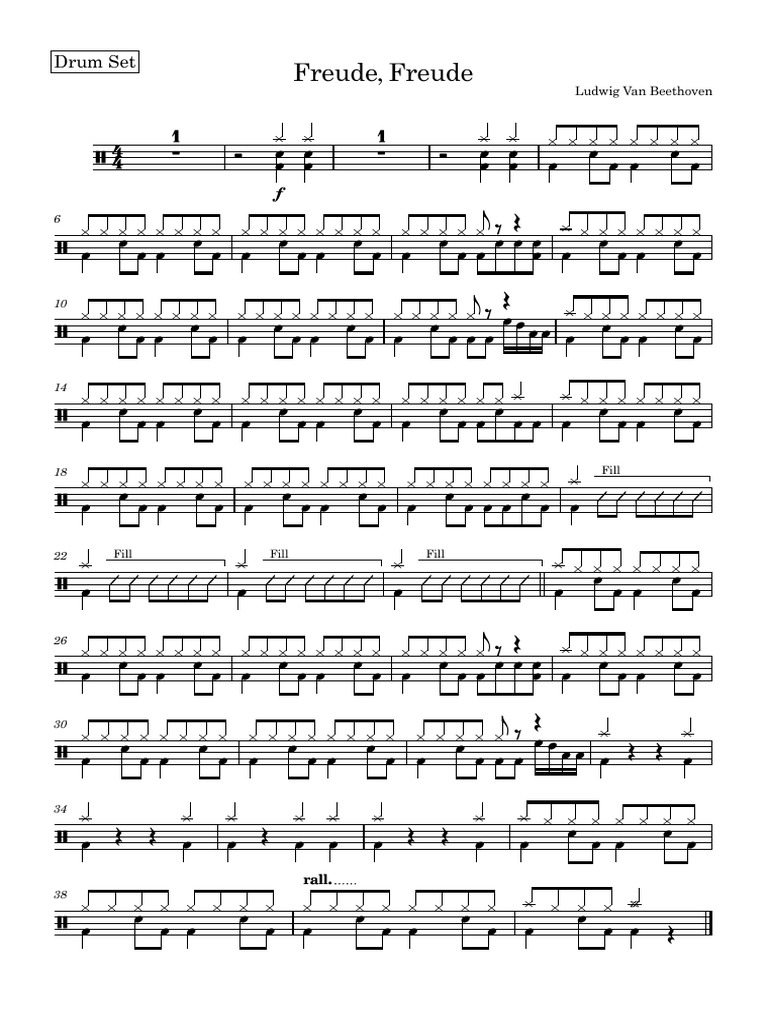 Beethoven's Joyful Drum Set | PDF